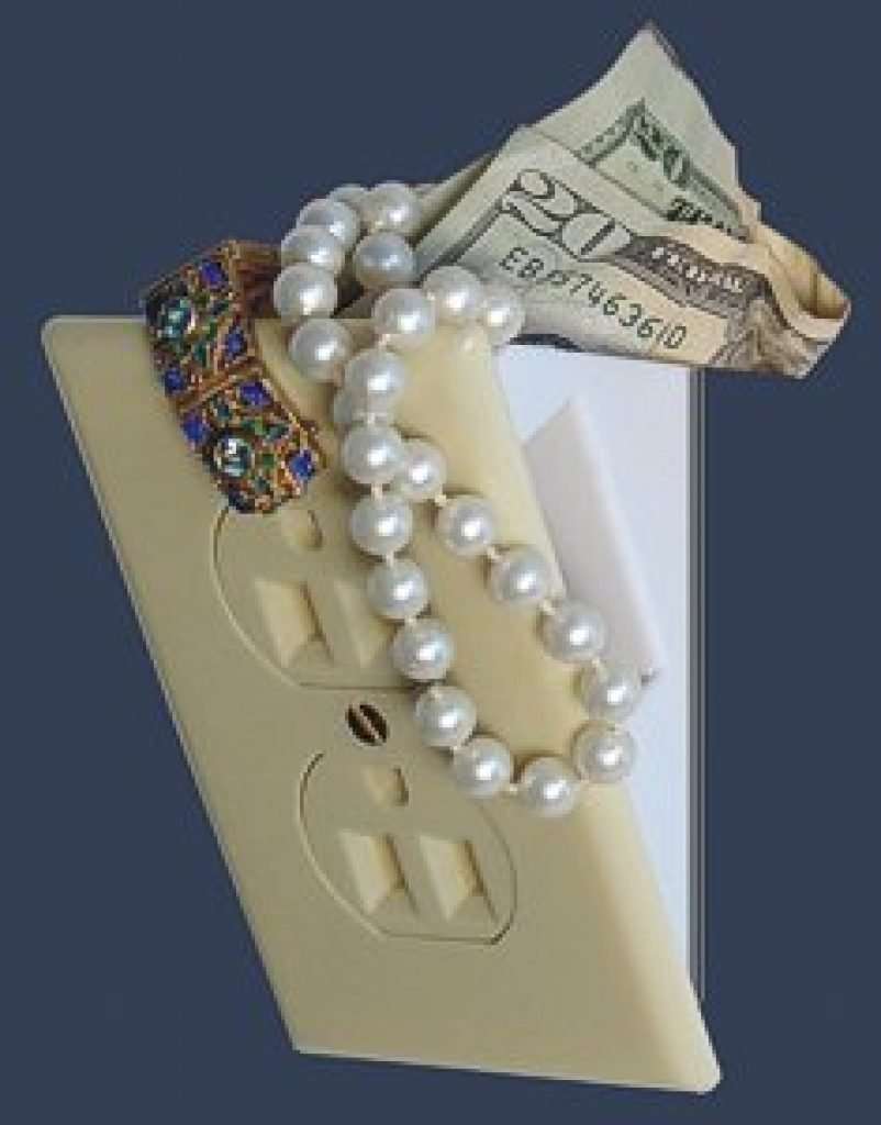 Secret Electrical Plug Hidden Wall Safe